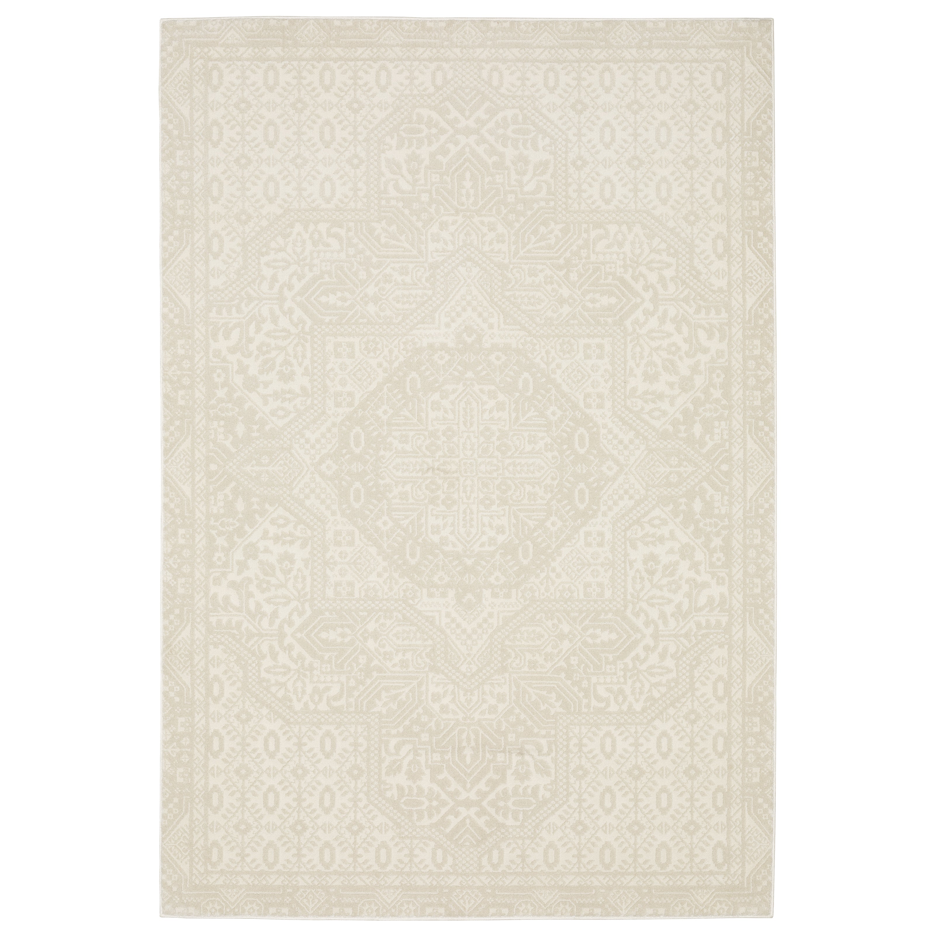 Oriental Weavers RAYLAN Casual Medallion Oriental Machine-Woven PolyP ...